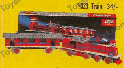 LEGO 323 Train Instructions and Parts List