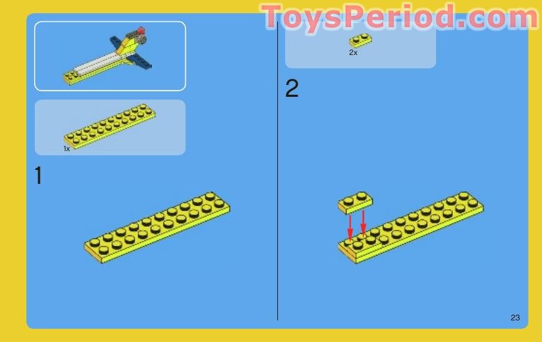 LEGO 6912 Super Soarer Instructions and Parts List