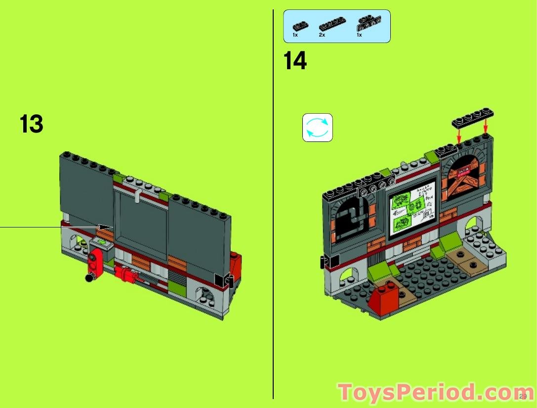 LEGO 79103 Turtle Lair Attack Instructions and Parts List
