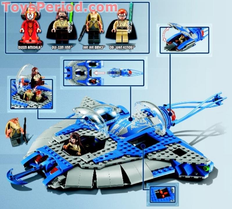 LEGO 9499 Gungan Sub Instructions and Parts List