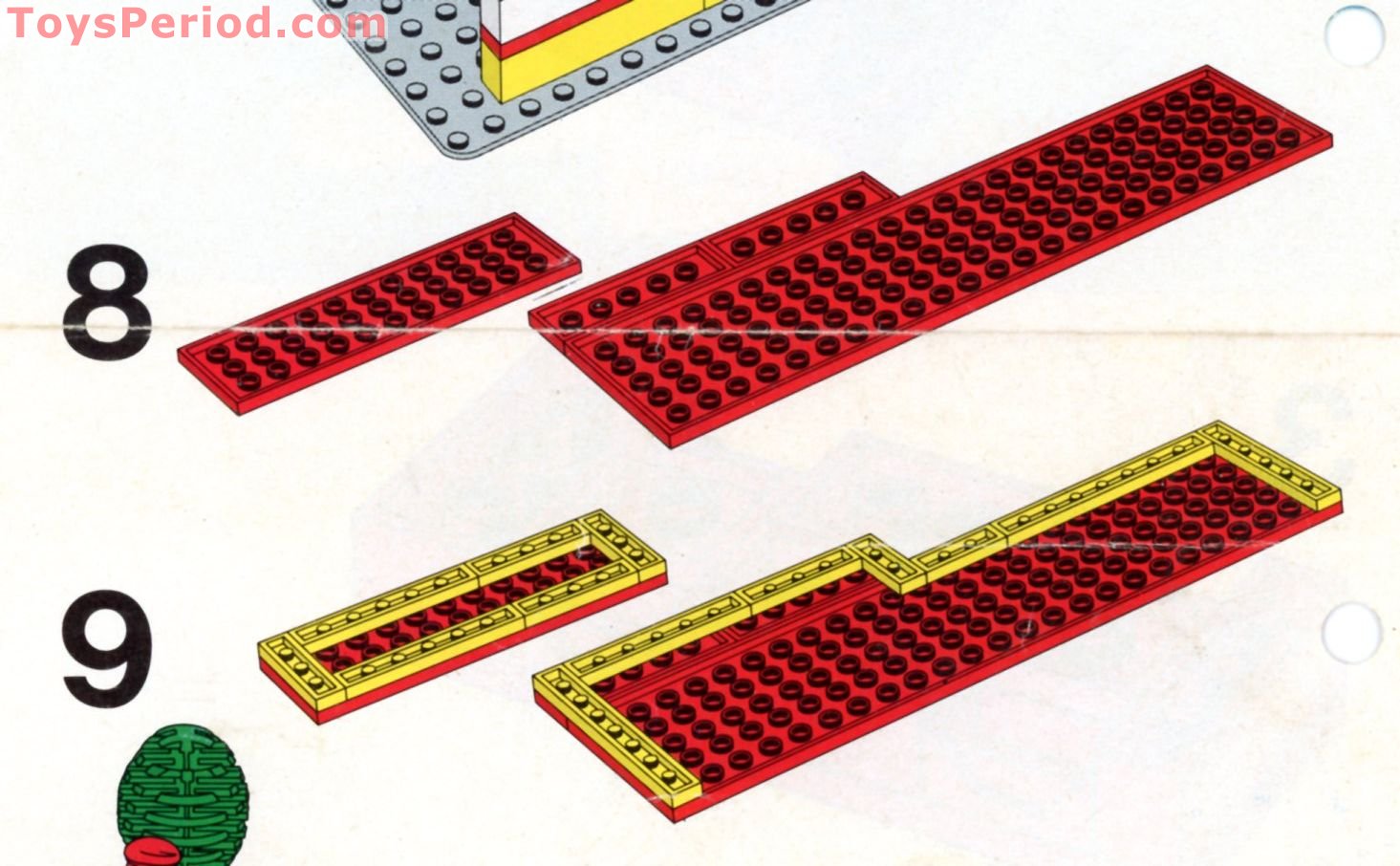 LEGO 377-1 Shell Service Station Instructions and Parts List