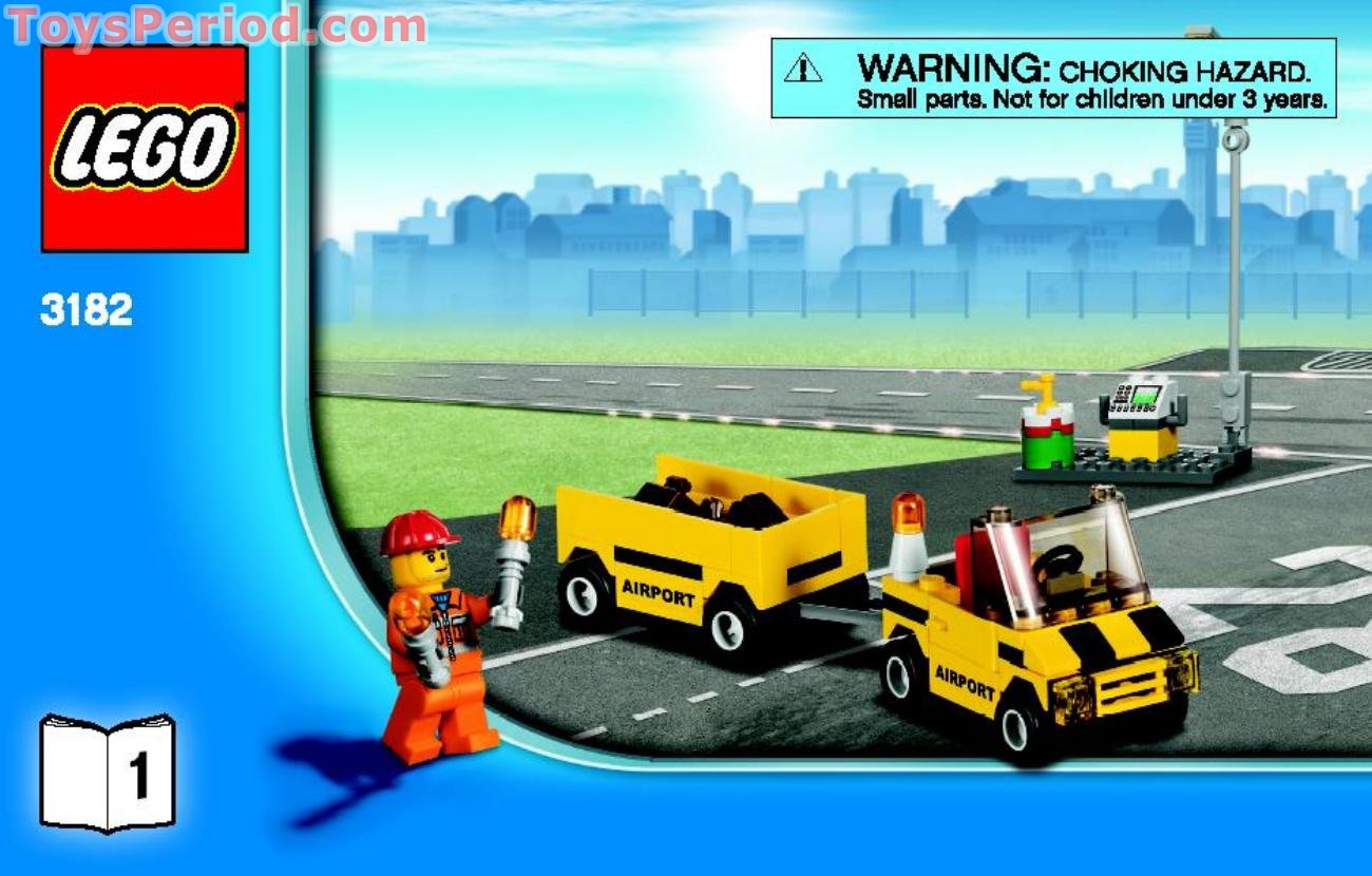 LEGO 3182 Airport Instructions and Parts List