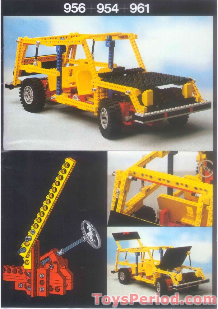 LEGO 950 Fork Lift Instructions and Parts List