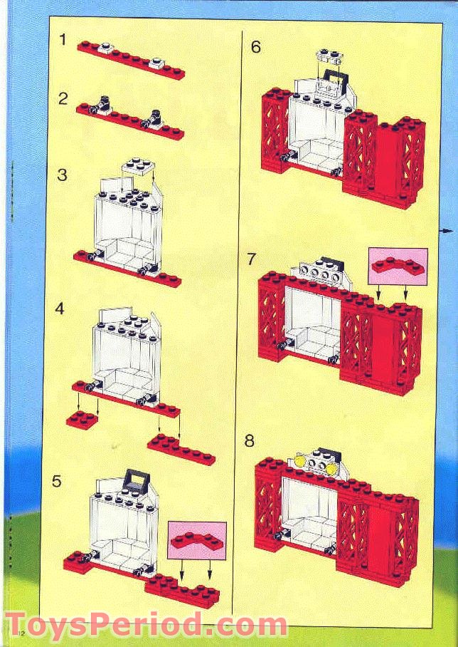 LEGO 1682 Space Shuttle Instructions and Parts List