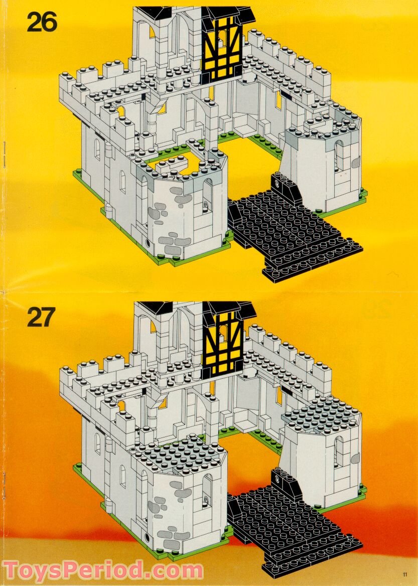 LEGO 10039 Black Falcon's Fortress Instructions and Parts List