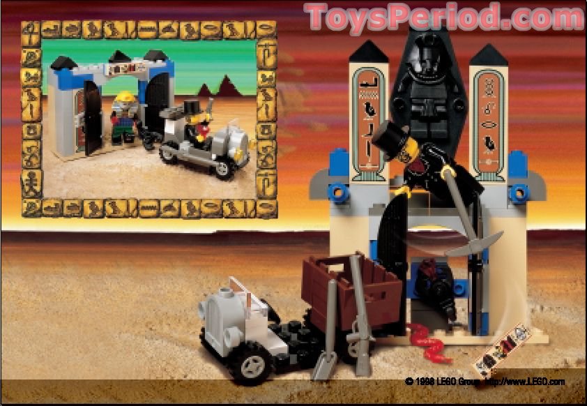 LEGO 2996 Adventurers Tomb Instructions and Parts List