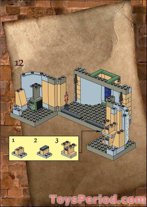 LEGO 4729 Dumbledore's Office Instructions and Parts List