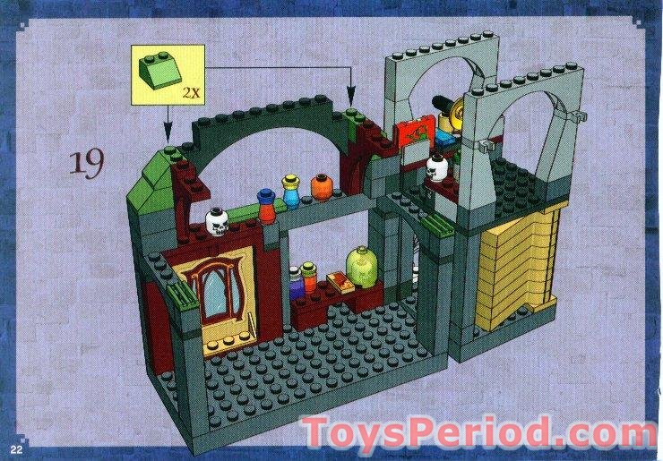 LEGO 4752 Professor Lupin's Classroom Instructions and Parts List