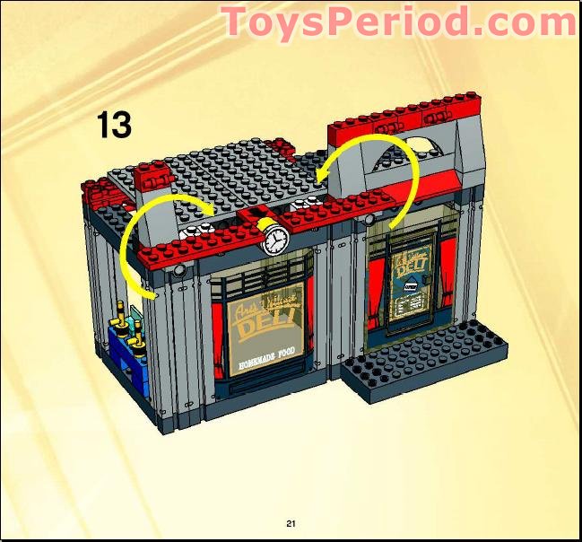 LEGO 4860 Doc Ock's Cafe Attack Instructions and Parts List