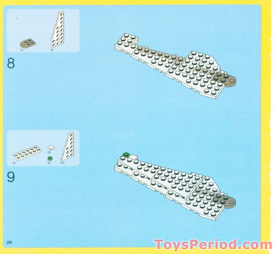 LEGO 4953 Fast Flyers Instructions and Parts List