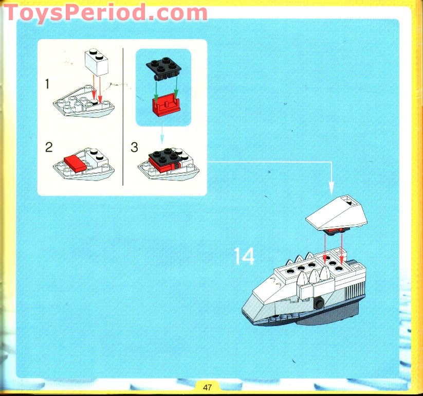 LEGO 4506 Deep Sea Predators Instructions and Parts List