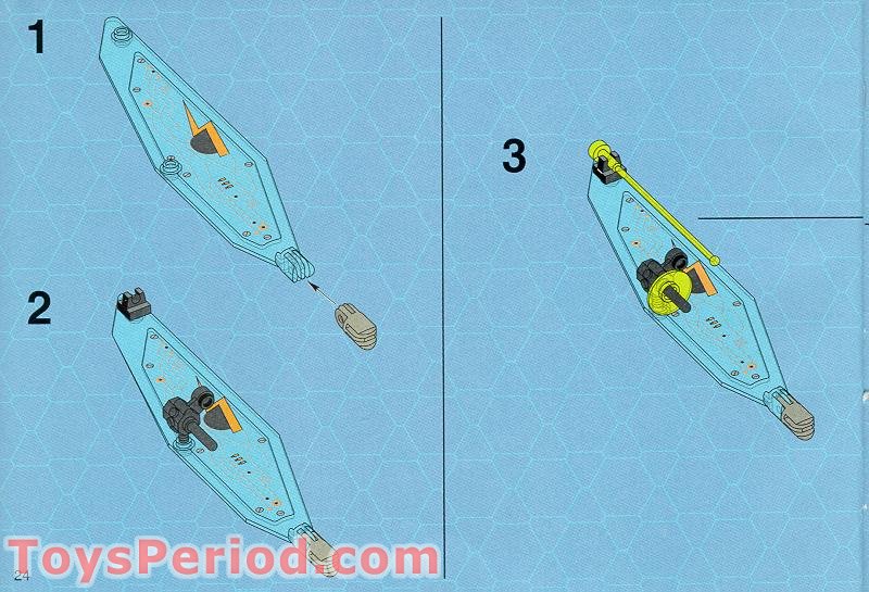 LEGO 6907 Sonic Stinger Instructions and Parts List