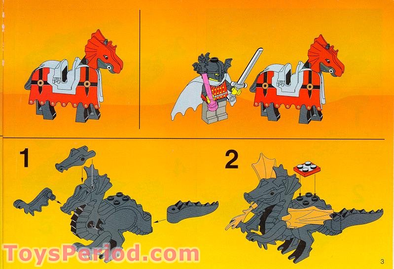 LEGO 6047 Traitor Transport Instructions and Parts List