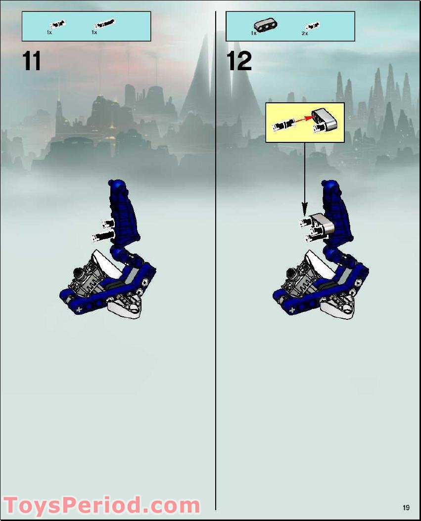 LEGO 8623 Krekka Instructions and Parts List