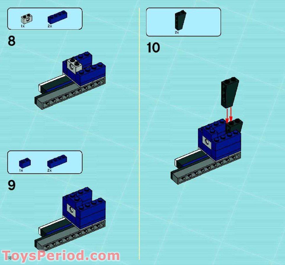 LEGO 8636 Mission 7: Deep Sea Quest Instructions and Parts List