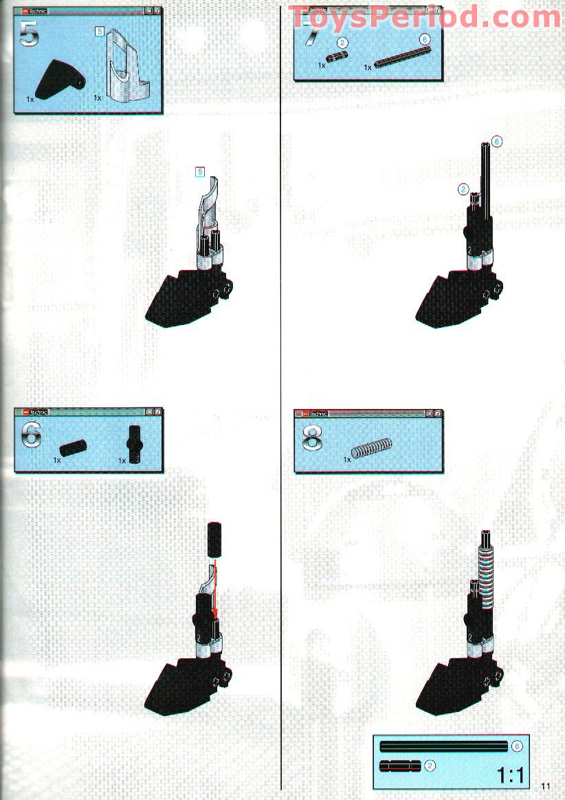 LEGO 8007 C-3PO Instructions and Parts List