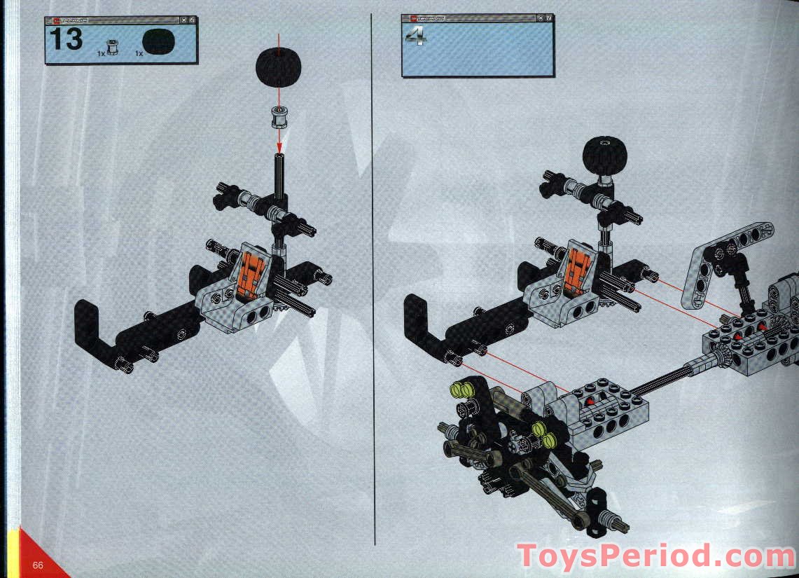 LEGO 8465 Extreme Off-Roader Instructions and Parts List