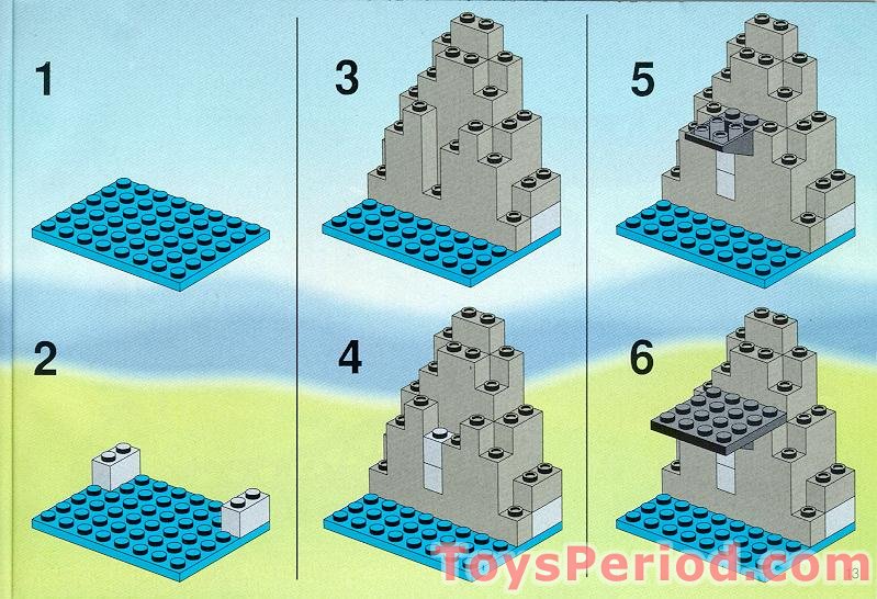 LEGO 6563 Gator Landing Instructions and Parts List