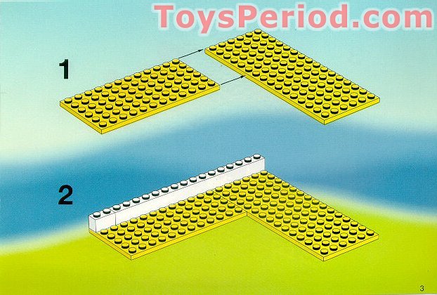 LEGO 6595 Surf Shack Instructions and Parts List