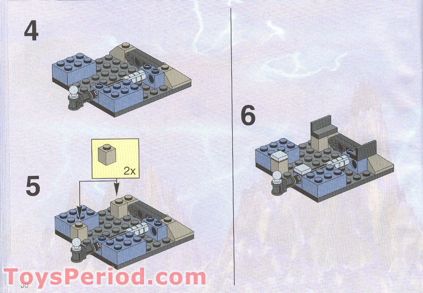 LEGO 1381 Vampire's Crypt Instructions and Parts List