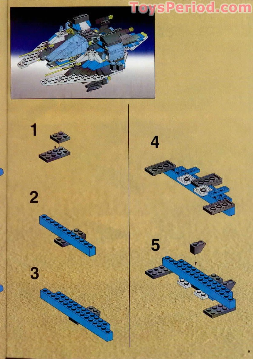 LEGO 1789 Star Hawk II Instructions and Parts List