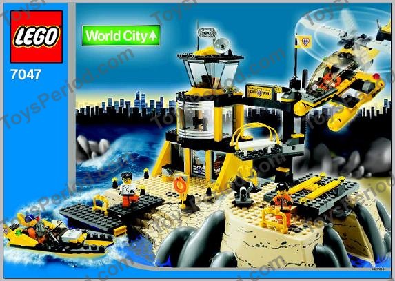 LEGO 7047 Coast Watch Hq Instructions and Parts List