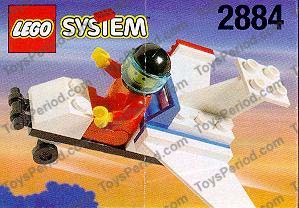 LEGO 2884 Microlight Instructions and Parts List