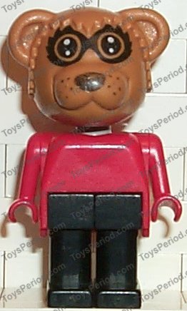 LEGO 3626 Roger Raccoon with Sports Car Instructions and Parts List