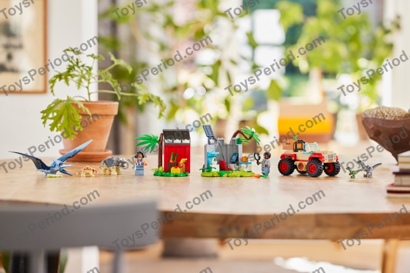 LEGO 76963 Baby Dinosaur Rescue Center Set Parts List