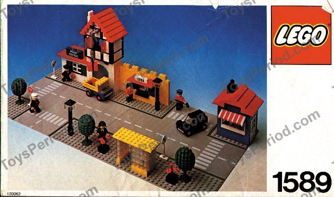 LEGO 1589-1 Town Square Instructions and Parts List