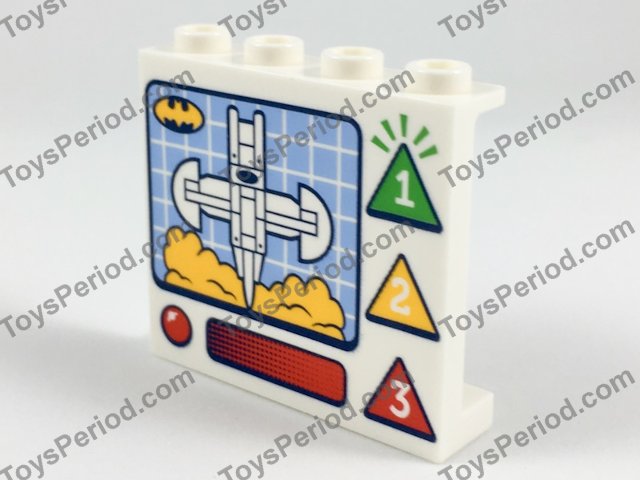 LEGO Sets with Part 60581pb095 Panel 1 x 4 x 3 with Side Supports ...