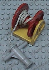 LEGO Sets with Part 4654c01 Duplo Hose Reel Holder 2 x 2 with Red Drum ...