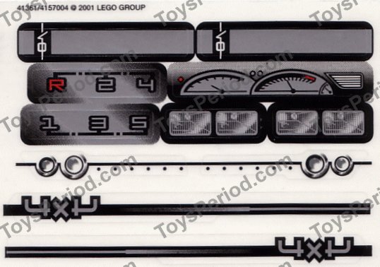 LEGO Sets with Part 8466stk01 Sticker Sheet for Set 8466 - (41361/4157004)