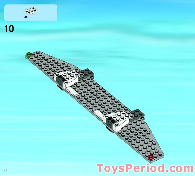 LEGO 60015 Coast Guard Plane Instructions and Parts List