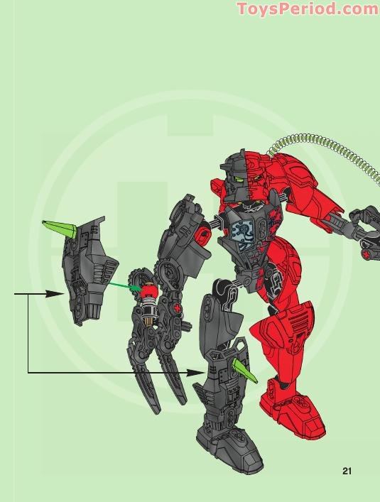 LEGO 6218 Splitface Instructions and Parts List