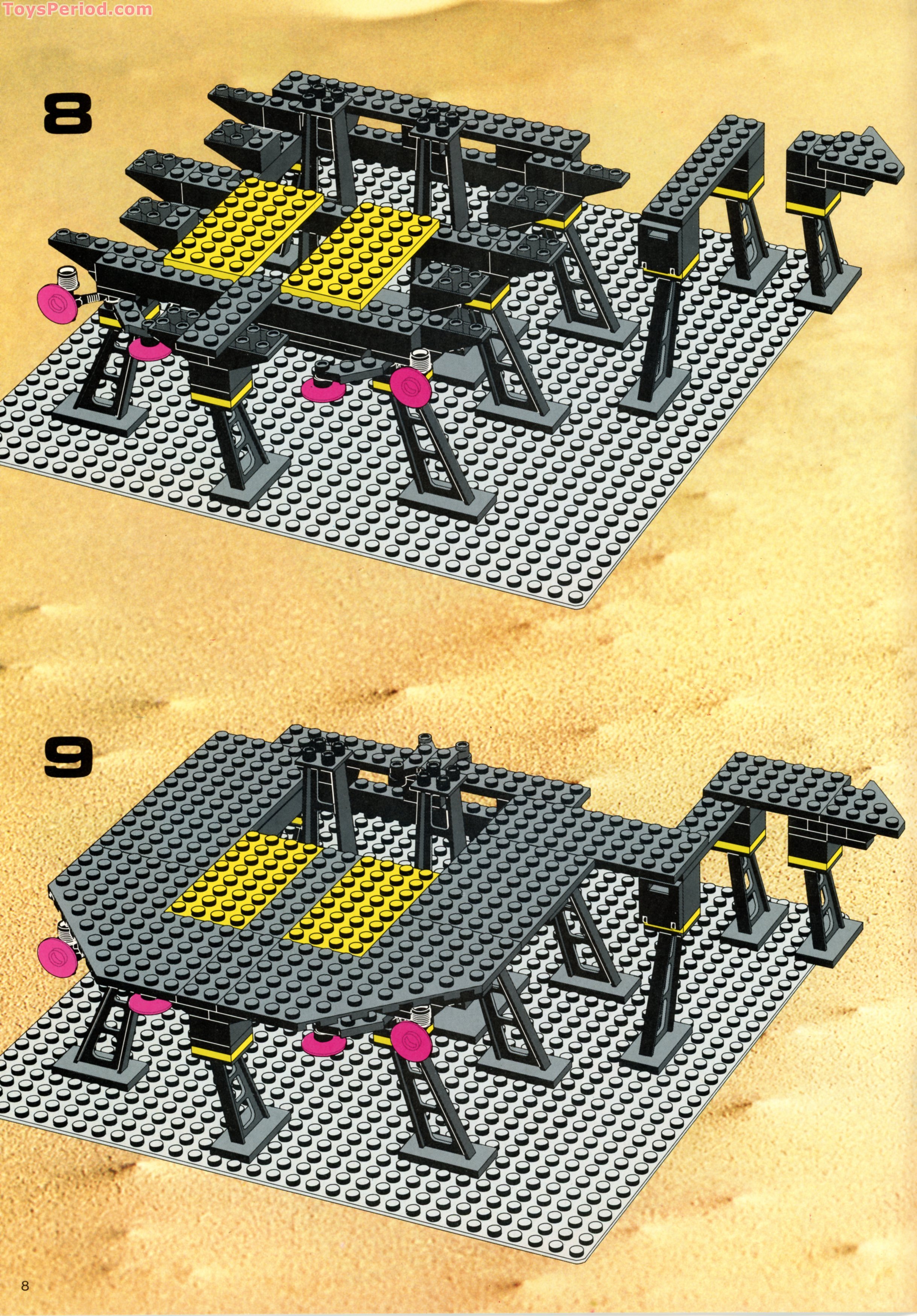 LEGO 6987 Message-Intercept Base Instructions and Parts List