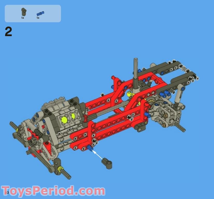 LEGO 8081 Extreme Cruiser Instructions and Parts List