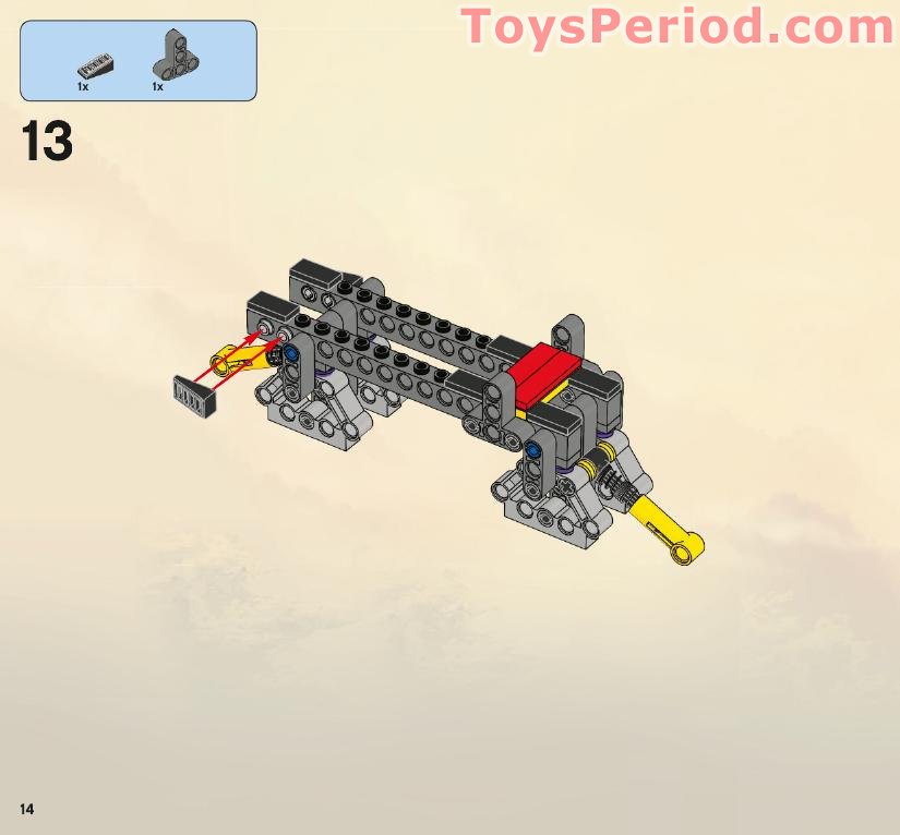 LEGO 2506 Skull Truck Instructions and Parts List