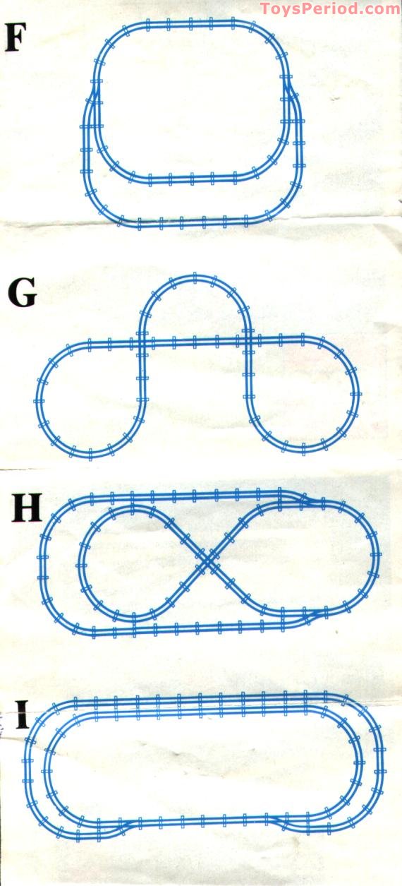 LEGO 156-2 Straight Track Instructions and Parts List