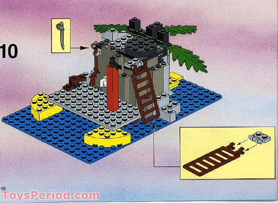 LEGO 1788 Pirate's Chest Instructions and Parts List