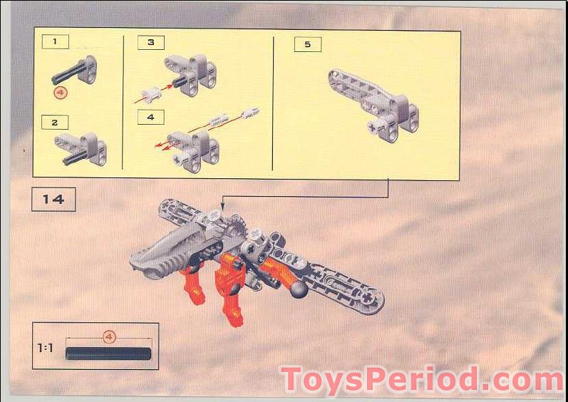 LEGO 10023 Bionicle Master Builder Set Instructions and Parts List