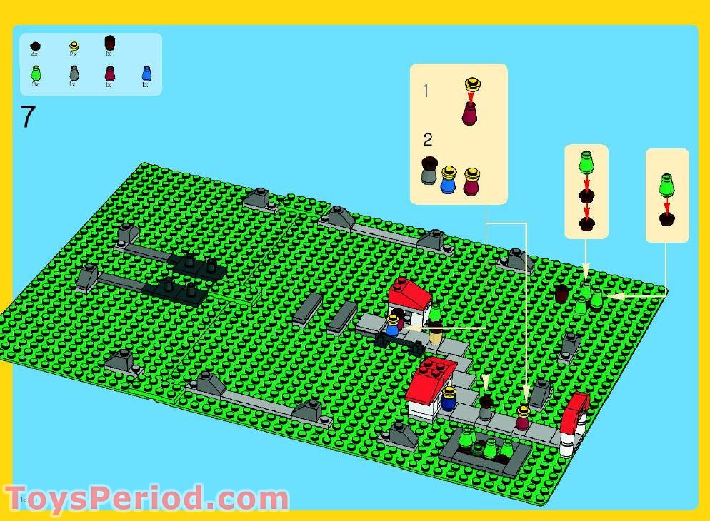 LEGO 4957 Ferris Wheel Instructions and Parts List