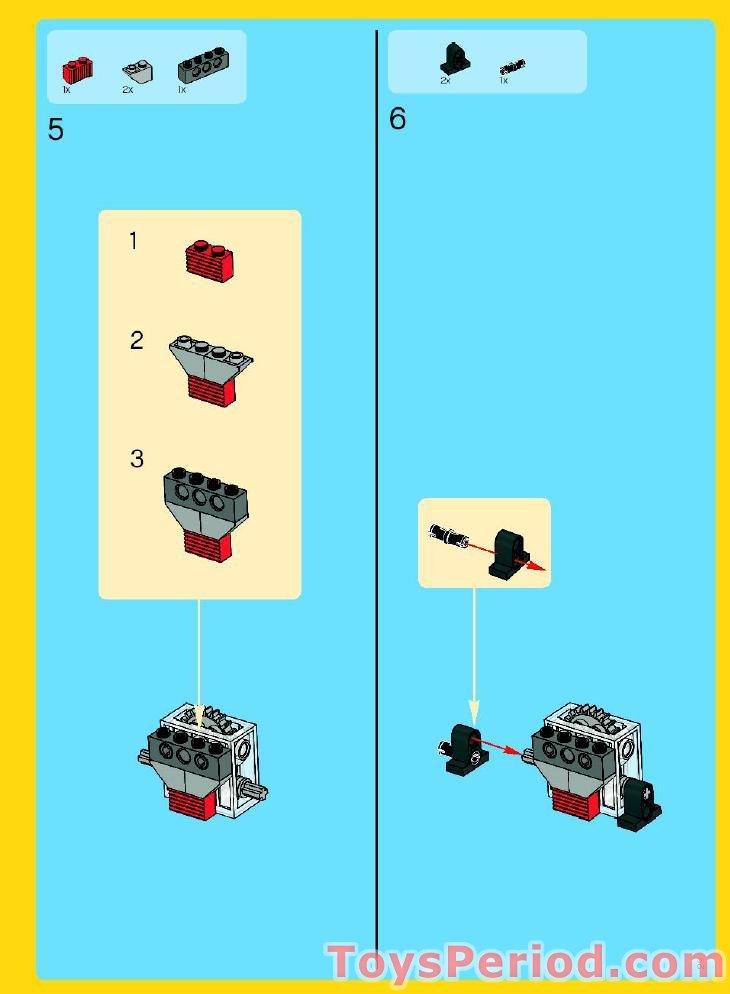 LEGO 4957 Ferris Wheel Instructions and Parts List