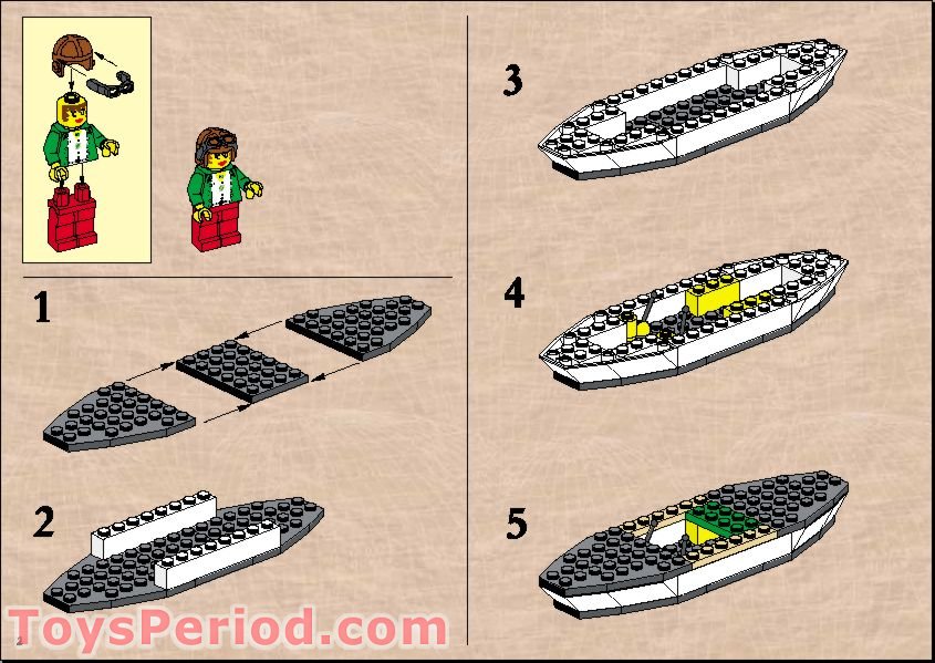 LEGO 5935 Island Hopper Instructions and Parts List