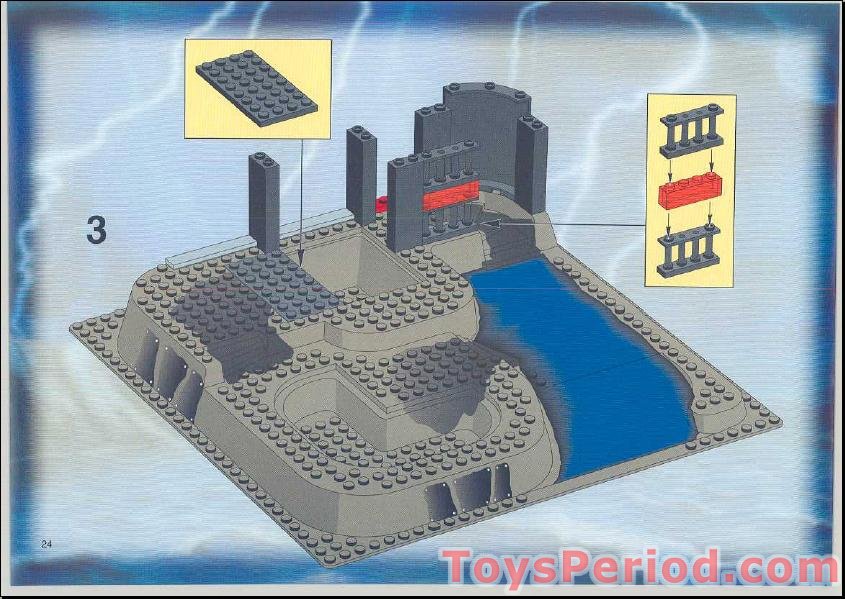 LEGO 6776 Ogel Control Center Instructions and Parts List