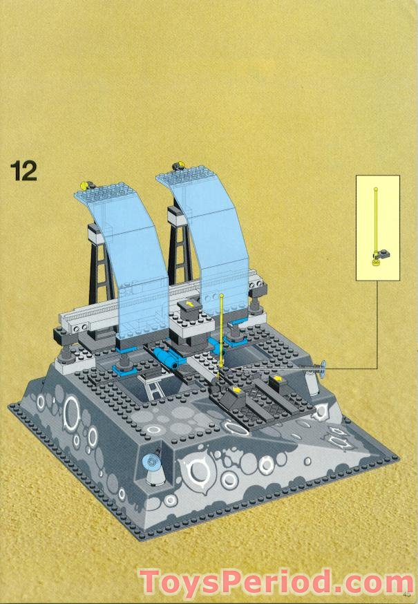 LEGO 6991 Monorail Transport Base Instructions and Parts List