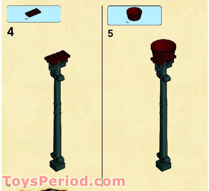 LEGO 6253 Shipwreck Hideout Instructions and Parts List