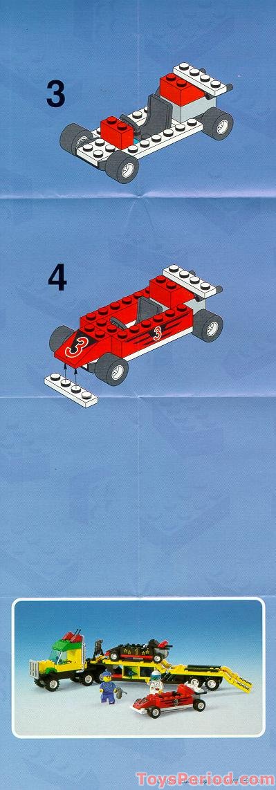 LEGO 6432 Speedway Transport Instructions and Parts List