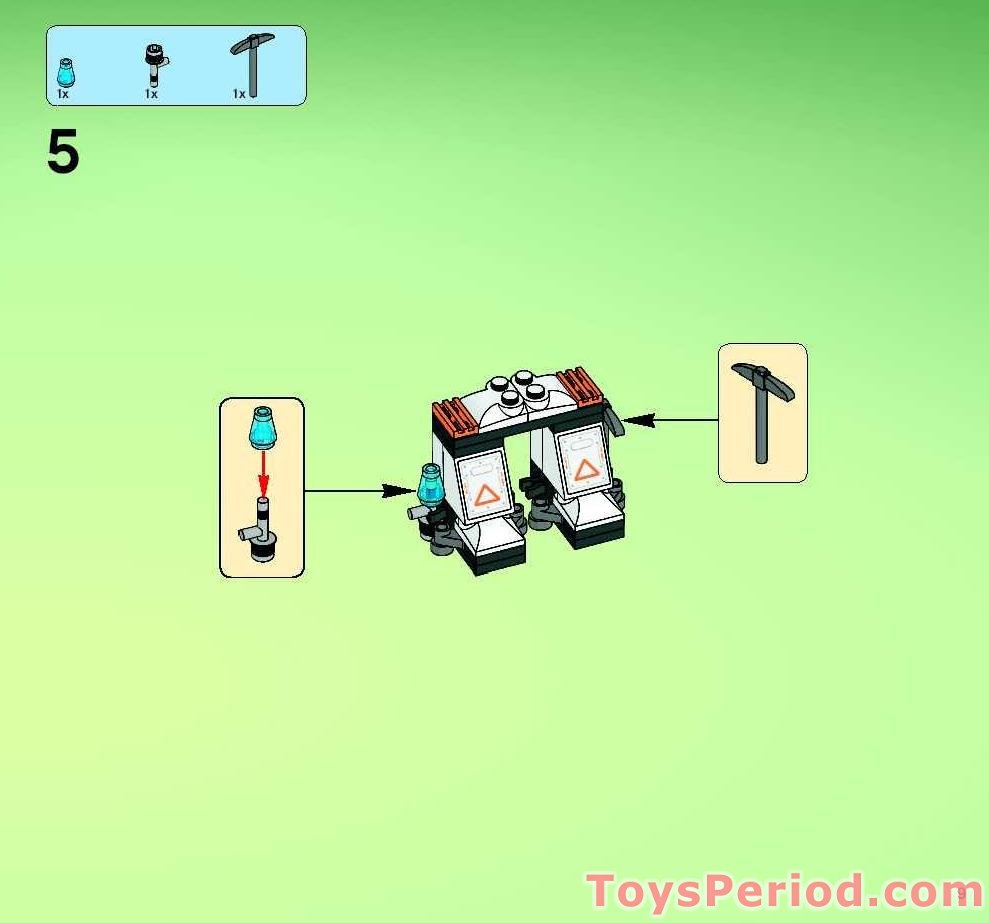 LEGO 7646 ETX Alien Infiltrator Instructions and Parts List