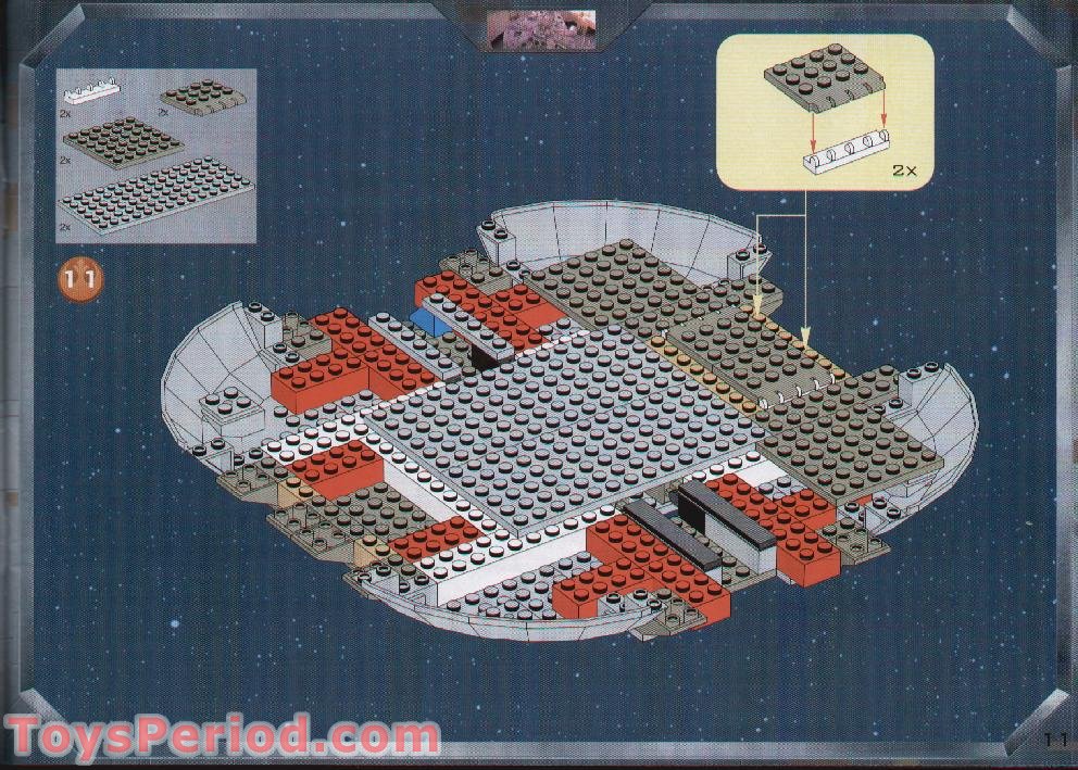 LEGO 7190 Millennium Falcon Instructions and Parts List